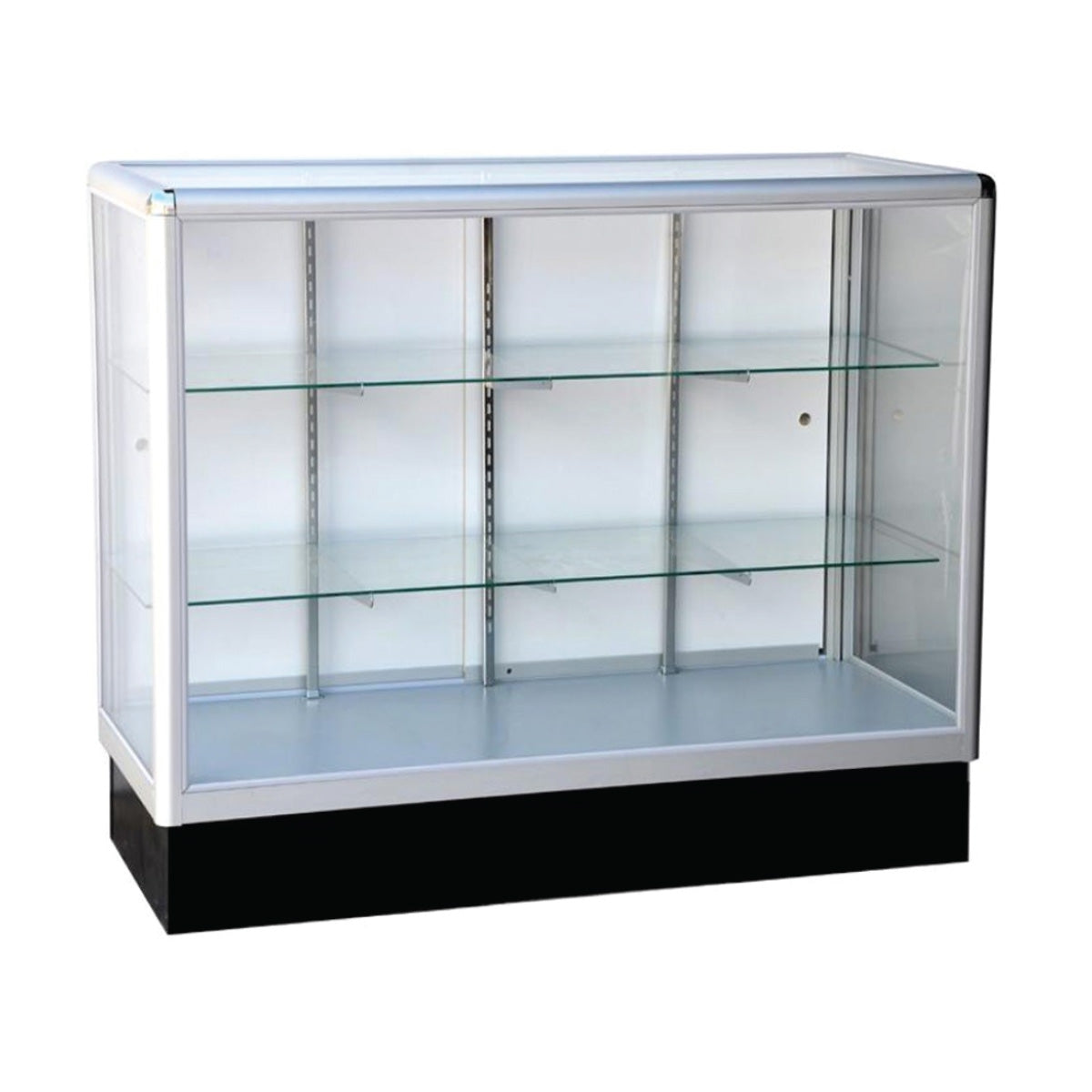 4 FT EXTRA FULLVISION ALUMINUM SHOWCASE – LA DISPLAY AND FIXTURE